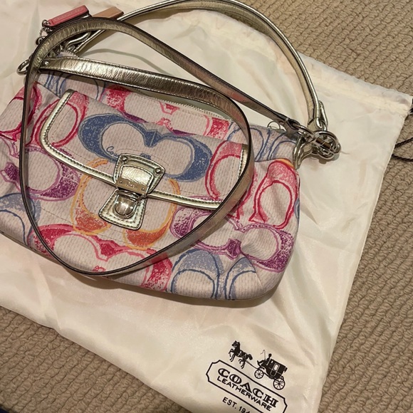 Coach | Bags | Coach Multicolored Bag | Poshmark